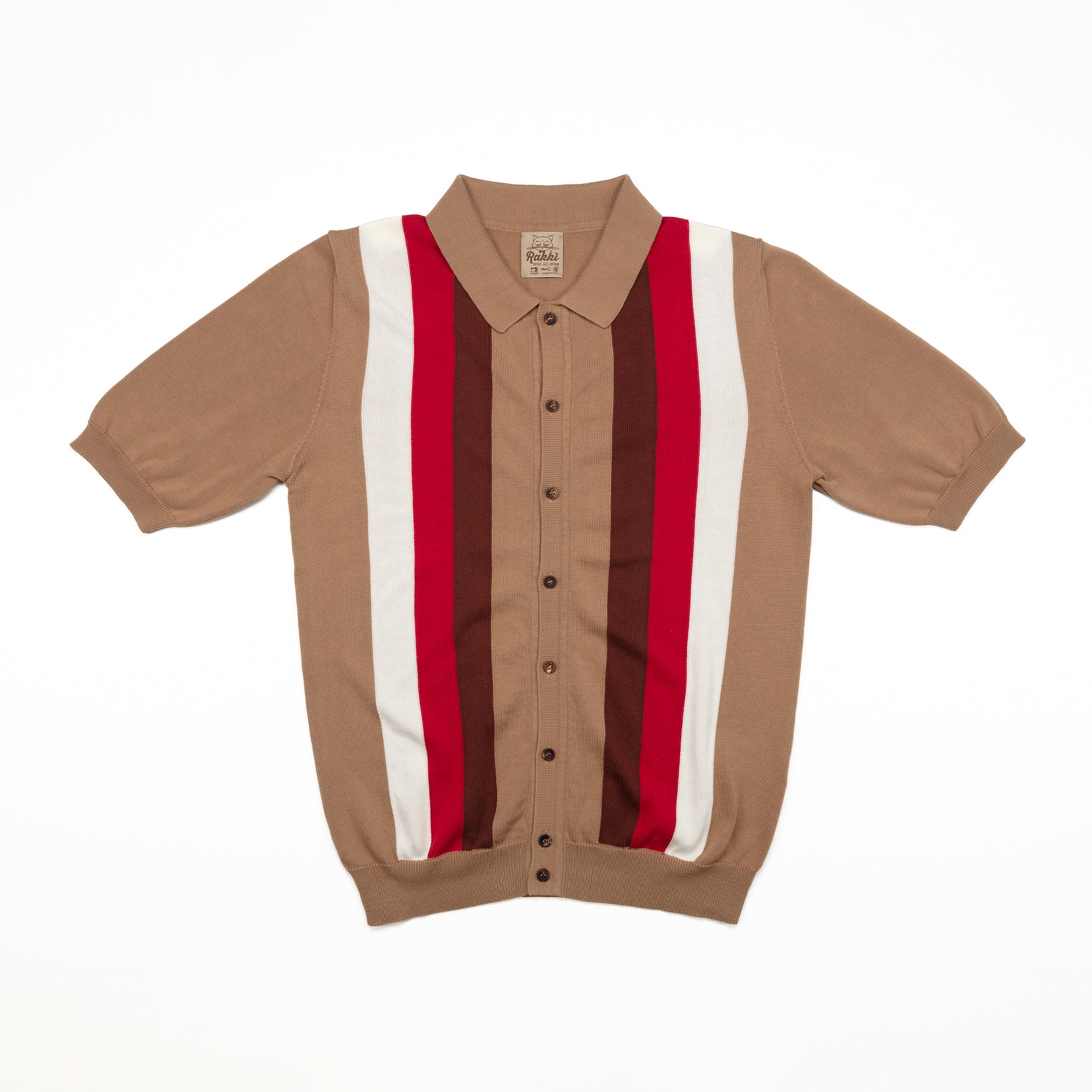 Mr President Polo Shirt in Camel – The Revive Club