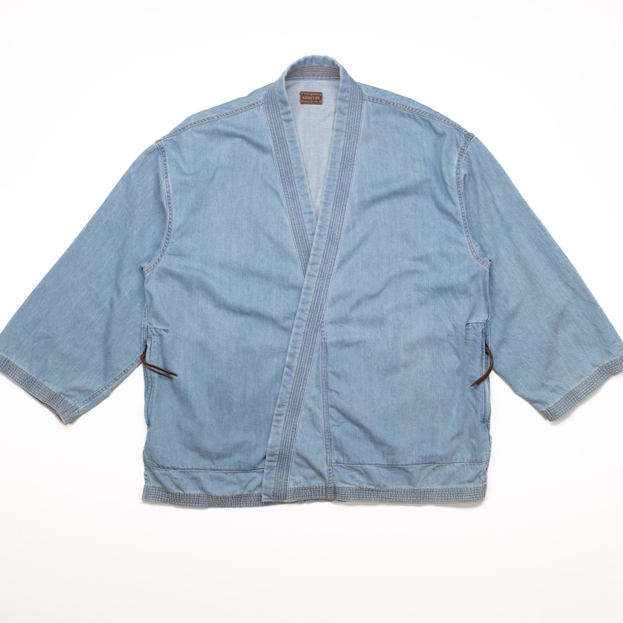 Noragi Washed Denim Kimono Jacket #1150 – The Revive Club