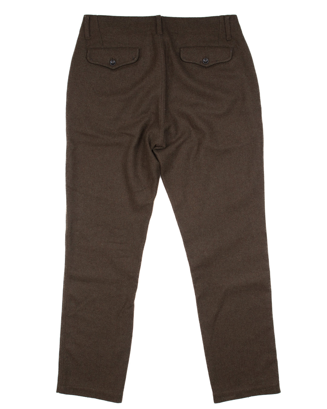 Carnegie Pant in Herringbone Olive Wool #1621 – The Revive Club